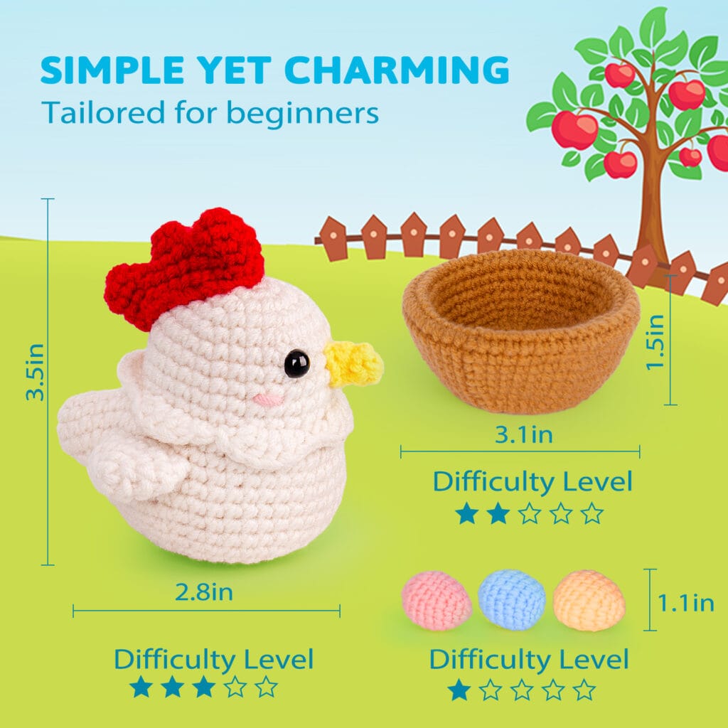 Chicken Family Kit - crochettas.com