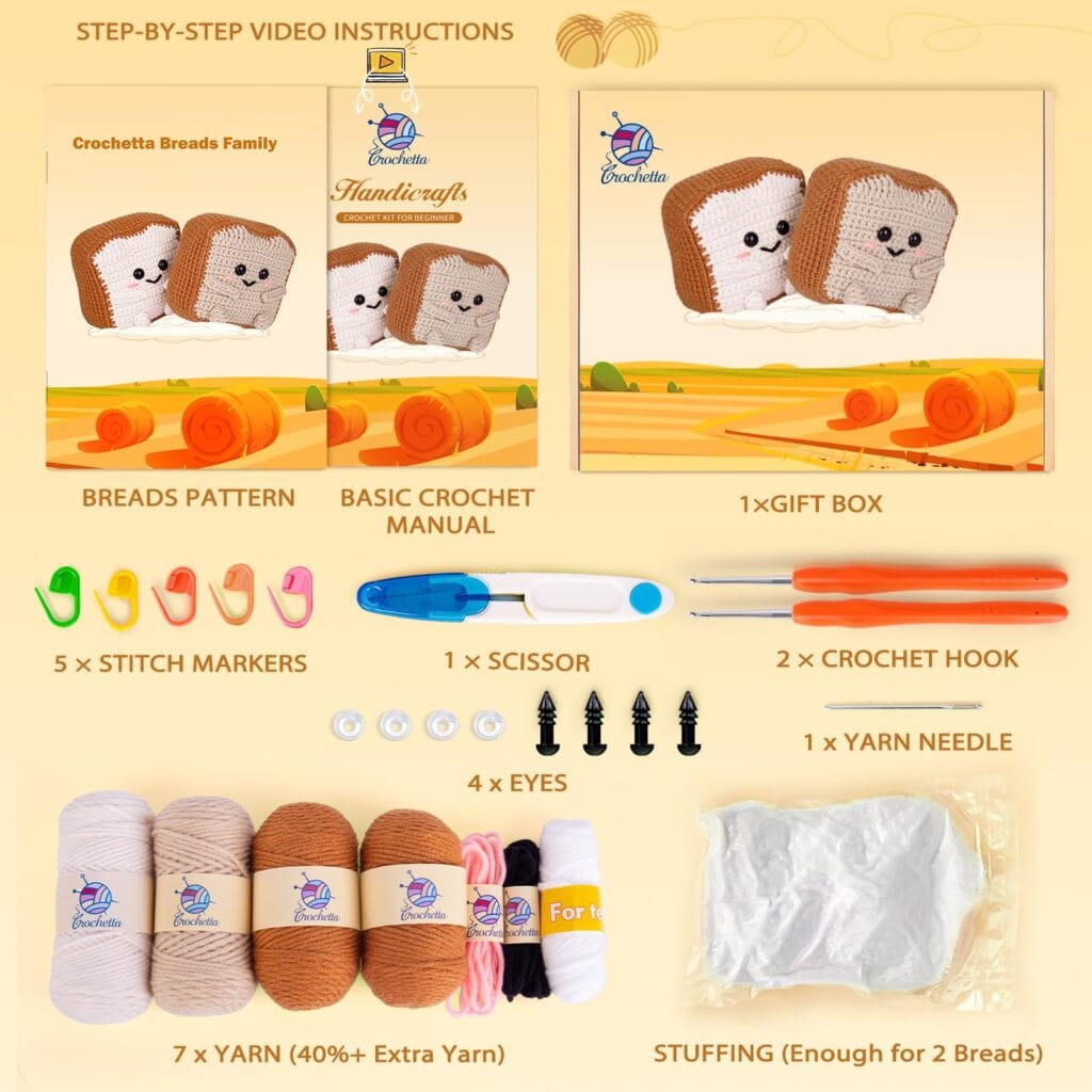 Crochet Bread Kit - crochettas.com