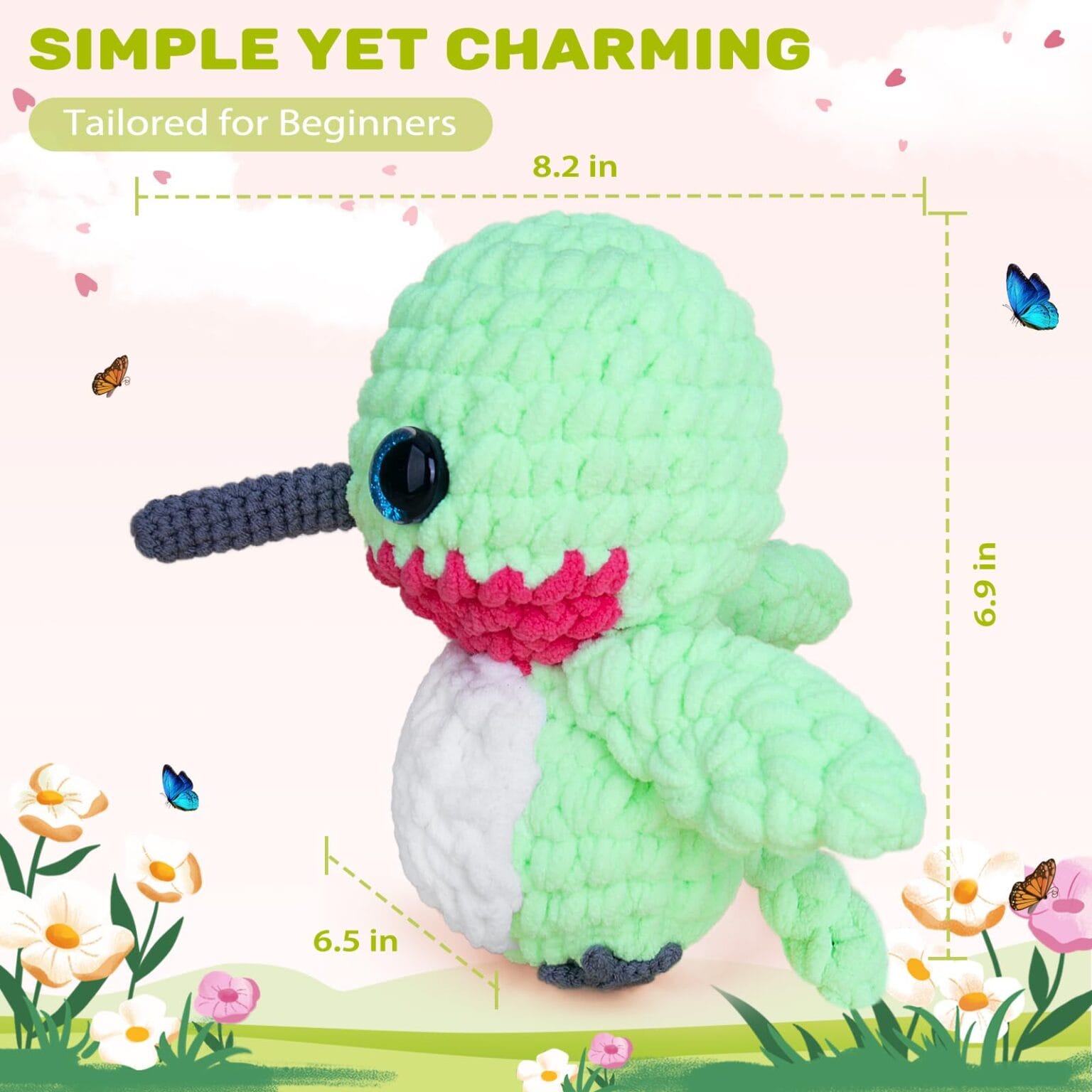 Hummingbird Kit - crochettas.com