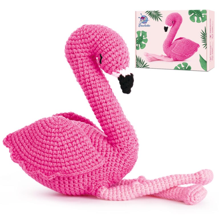 Crochet Flamingo - crochettas.com