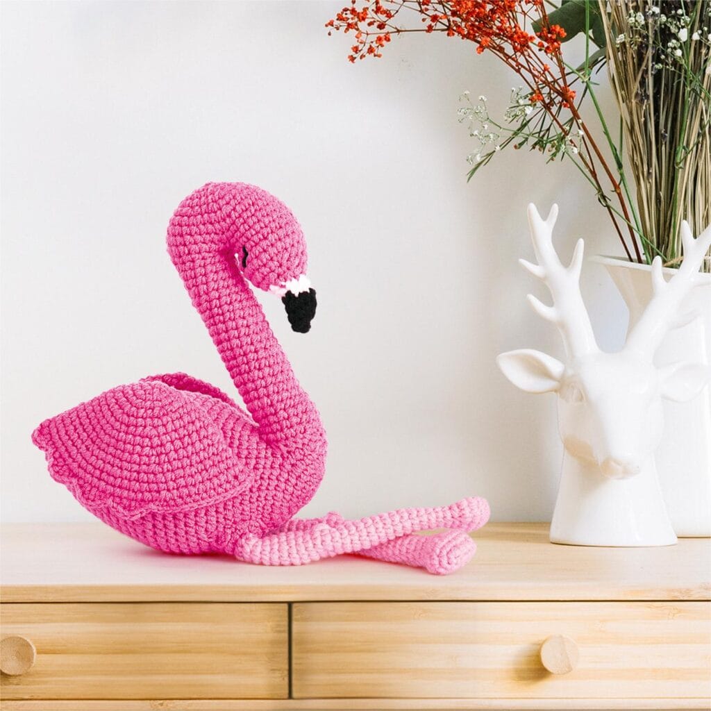 Crochet Flamingo - crochettas.com