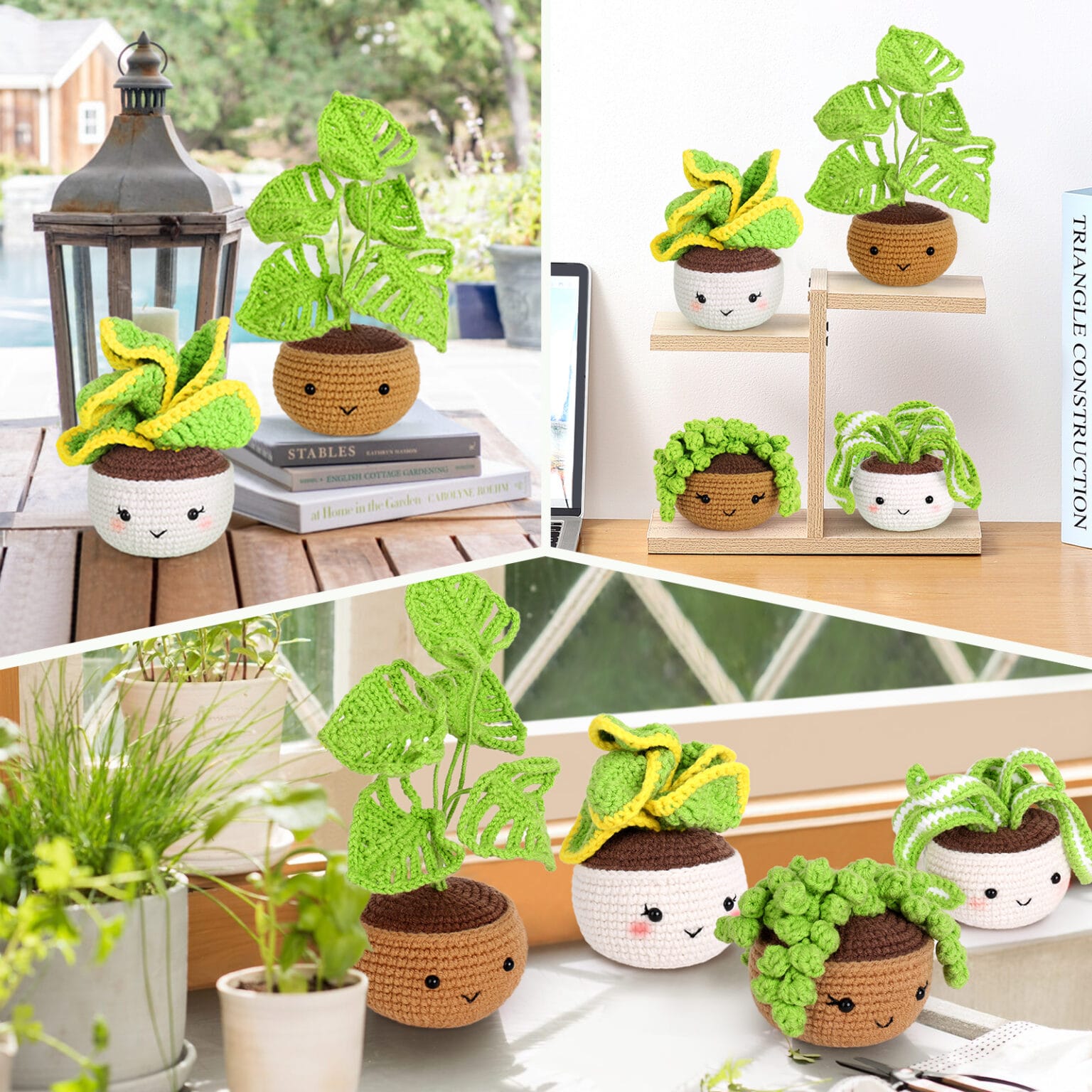 Crochet House Plants Family - crochettas.com
